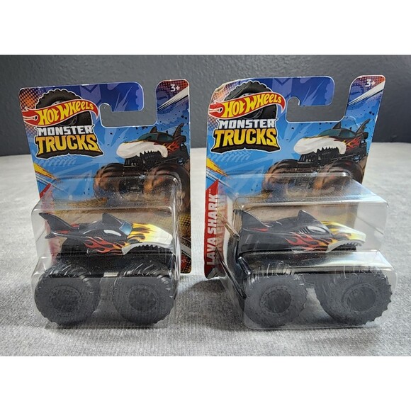 Hot Wheels | Toys | New Hot Wheels Monster Trucks 2 Pack Black Lava ...